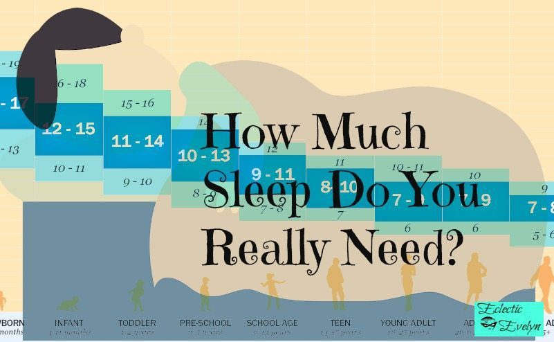 How Much Sleep Do You Really Need? | Eclectic Evelyn
