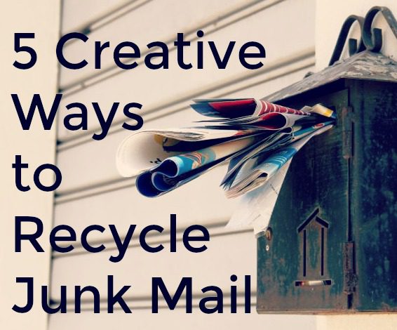 5 Creative Ways To Recycle Junk Mail | Eclectic Evelyn